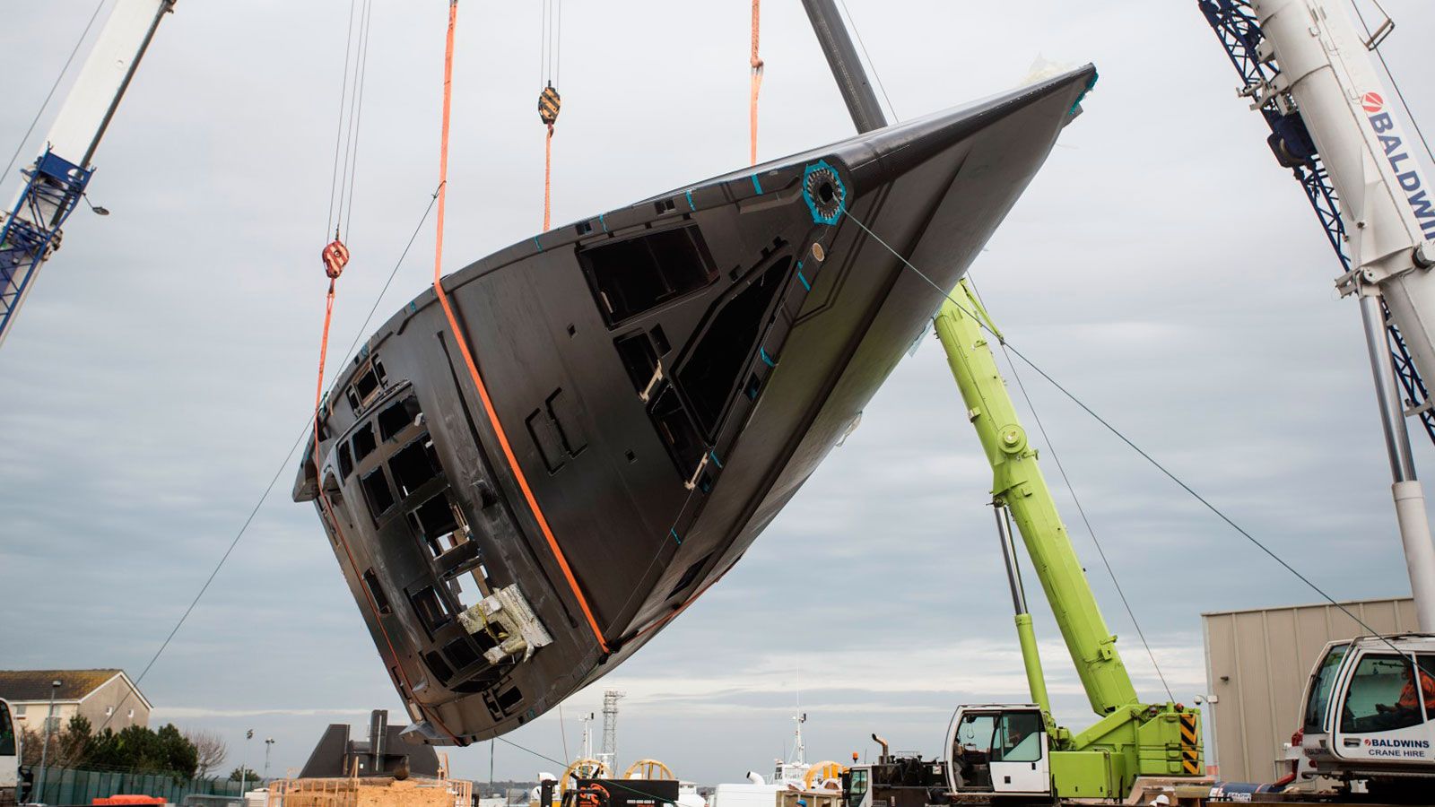 Hull turning marks important step in build of 32.5m Malcolm McKeon ...